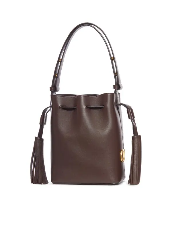 Valentino Garavani Vlogo Signature Small Shoulder Bag - Brown