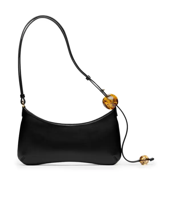 Jacquemus Le Bisou Perl Shoulder Bag - Black