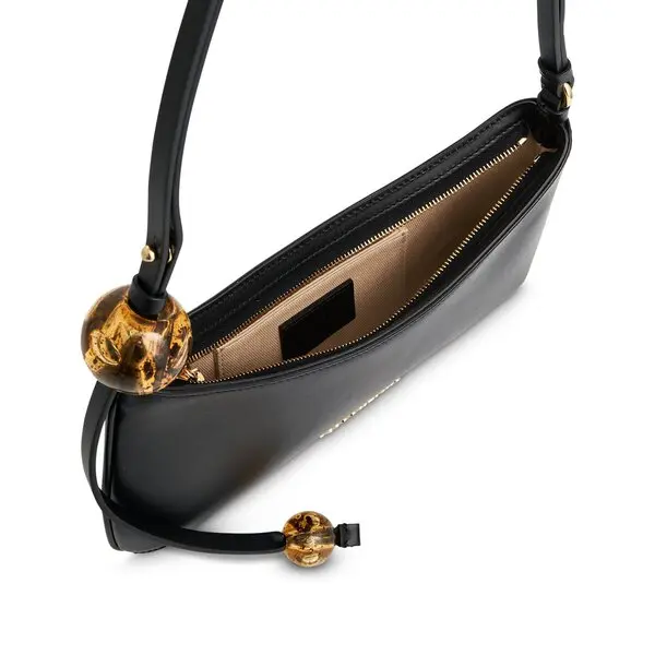 Jacquemus Le Bisou Perl Shoulder Bag - Black
