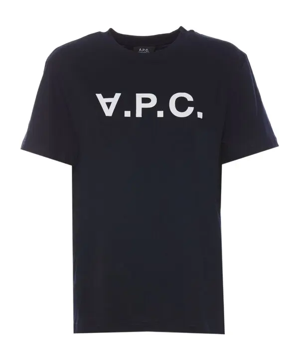 A.p.c. Logo Printed Crewneck T-shirt