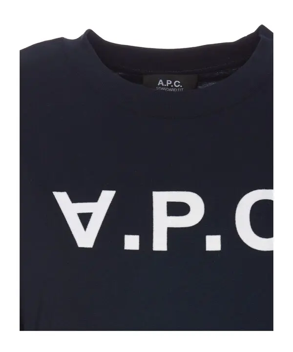 A.p.c. Logo Printed Crewneck T-shirt
