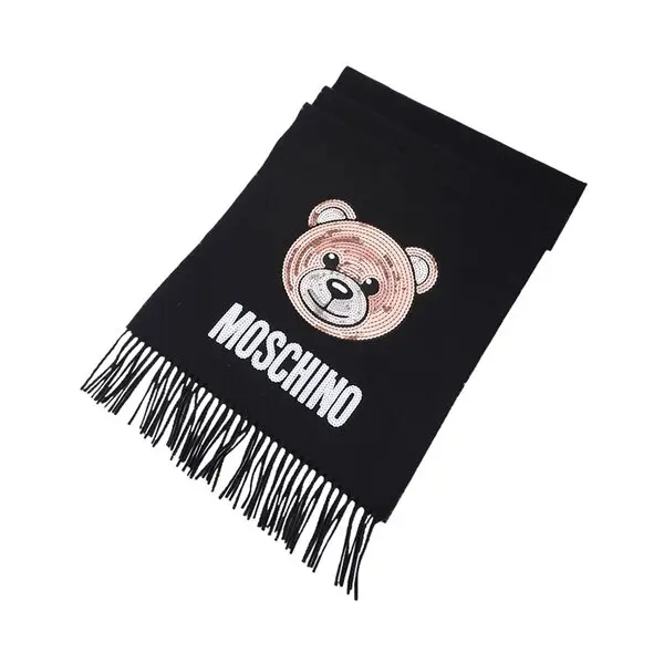 Moschino Logo Printed Scarf