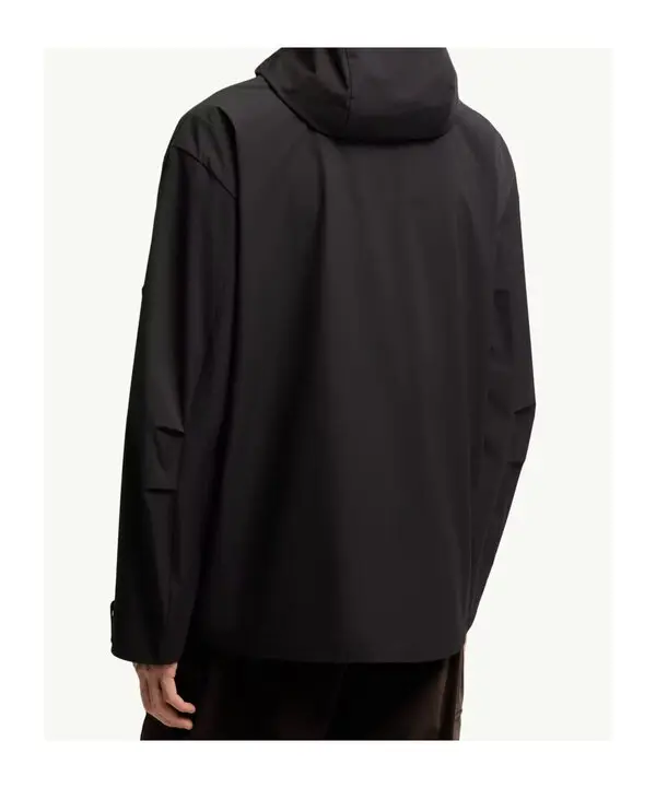 Moncler Arcturus Hooded Windbreaker Jacket - Black