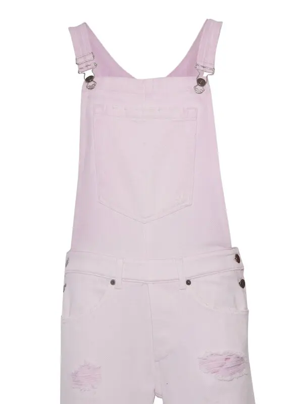 DONDUP Straight-leg Distressed Overalls