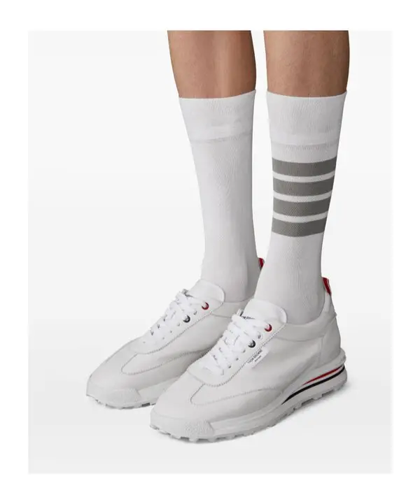 Thom Browne Rwb Tech Runner Sneakers - White