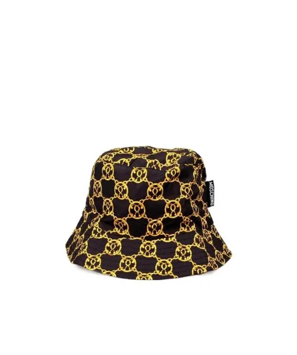 Moschino Micro-logo Bucket Hat - Black