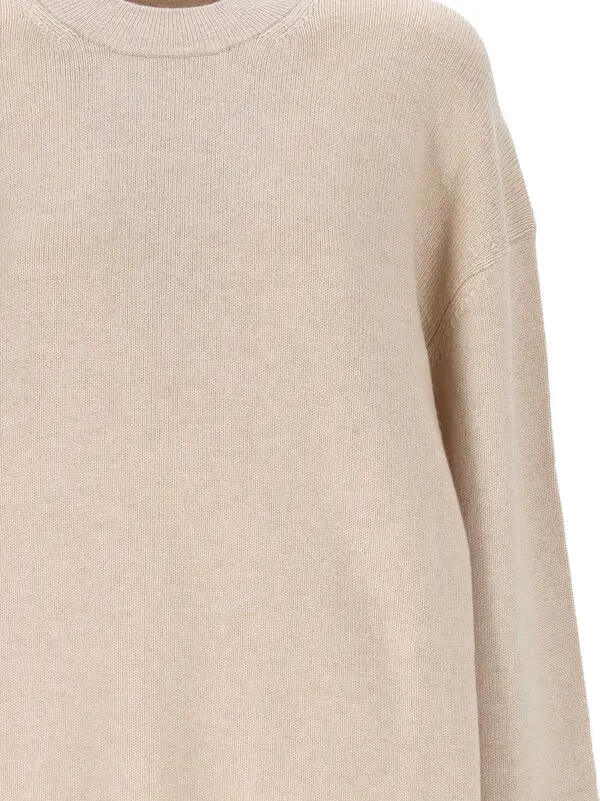 Max Mara Ribbed High-neck Sweater - Nude