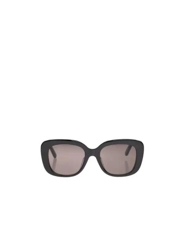 Balenciaga Square Frame Logo Sunglasses - Gray