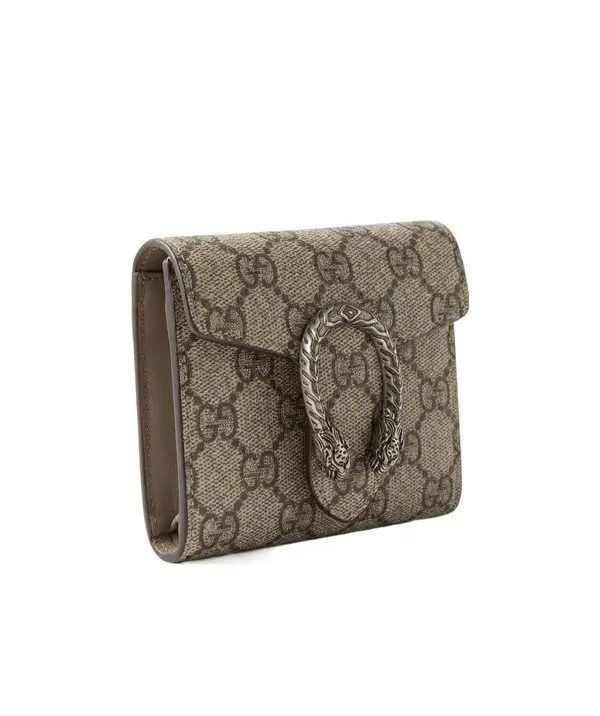 Gucci Dionysus Card Case Wallet - Nude