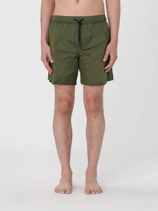 DONDUP Drawstring Waist Swim Shorts - Green