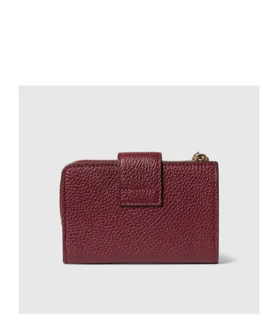 Gucci Logo Plaque Zipped Wallet