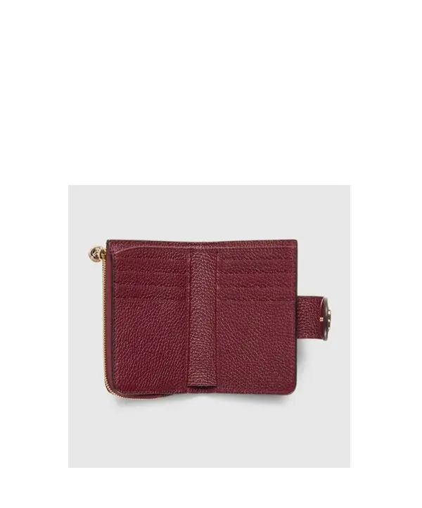 Gucci Logo Plaque Zipped Wallet