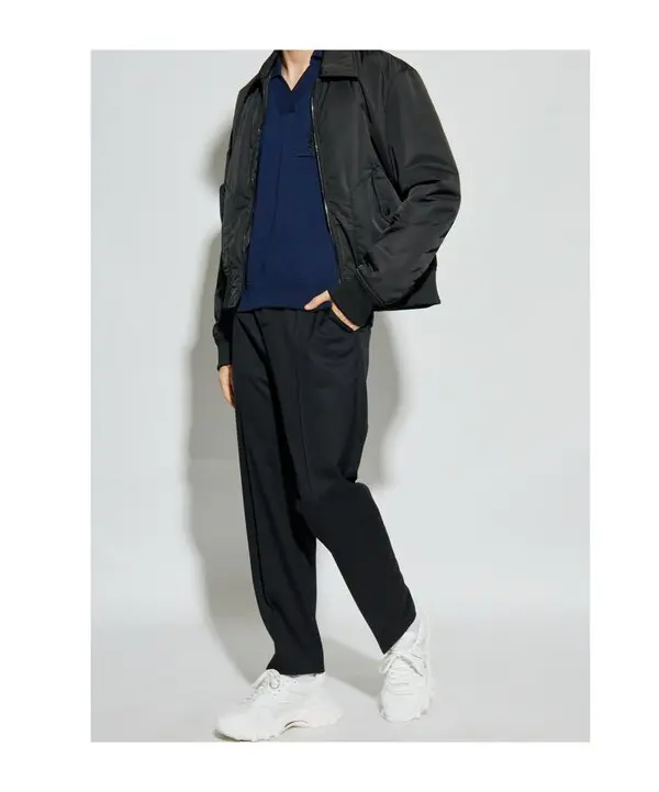 Balmain Cusson Embroidered Knit Polo Shirt - Navy Blue