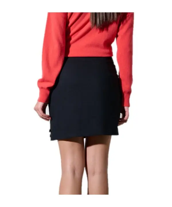 KAOS Sequined Printed Fitted Skirt