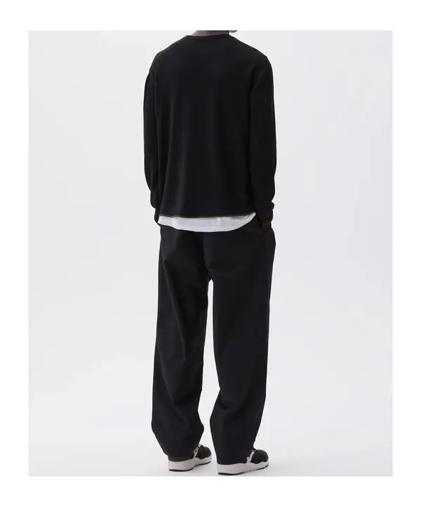 MARGARET HOWELL Mhl. Tipped Merino Wool Thermal Long Sleeve