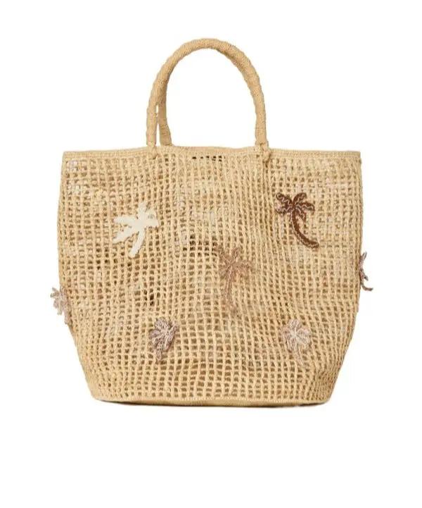 Alanui Where The Waves Begins Tote Bag - Sand Naturale