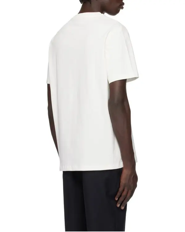 A.p.c. Logo Embroidered Crewneck T-shirt - White