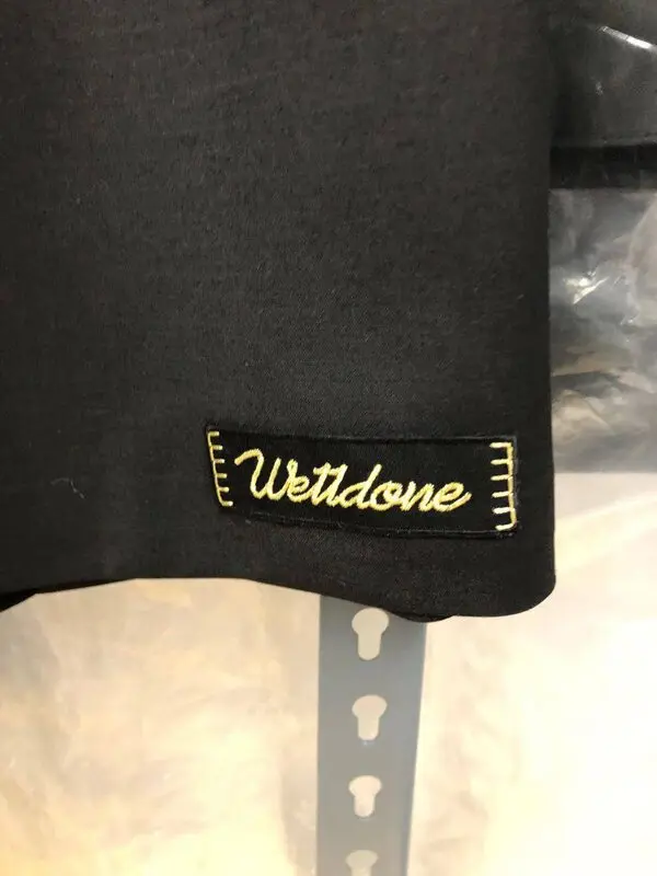 We11Done Contrast Stitching Track Shorts