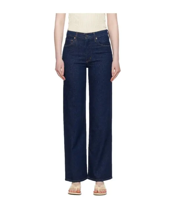 AGOLDE Straight Leg Jeans With Belt Loops