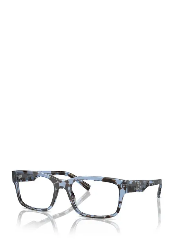 Dolce & Gabbana Rectangular Frame Eyeglasses - Black
