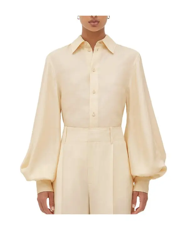 Bottega Veneta Puff Sleeve Shirt