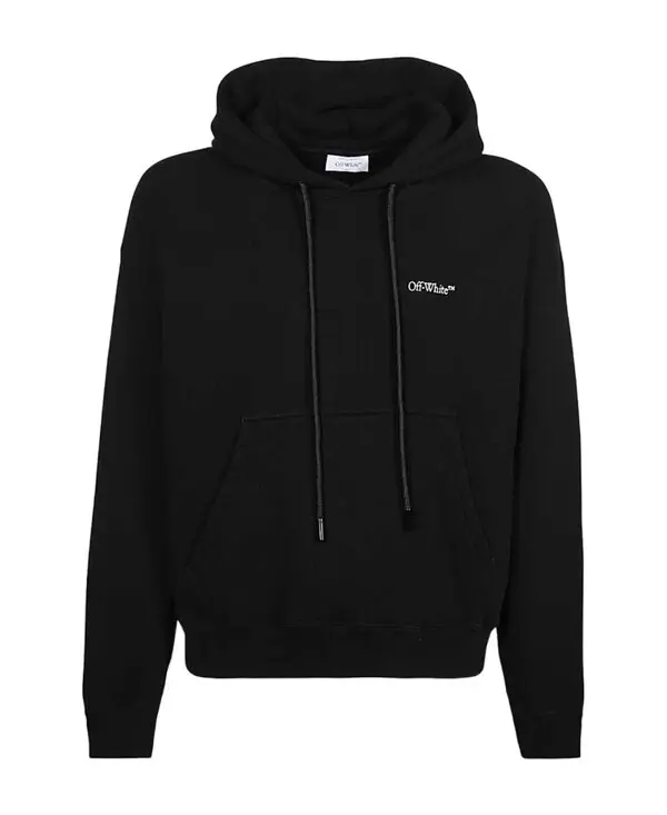 Off-White Scratch Arrow Printed Drawstring Hoodie