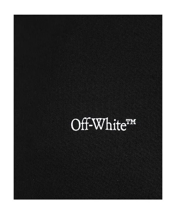 Off-White Scratch Arrow Printed Drawstring Hoodie