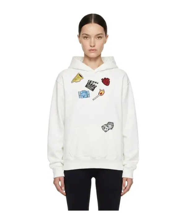 Marissa Chiara Long-sleeved Sweatshirt - White