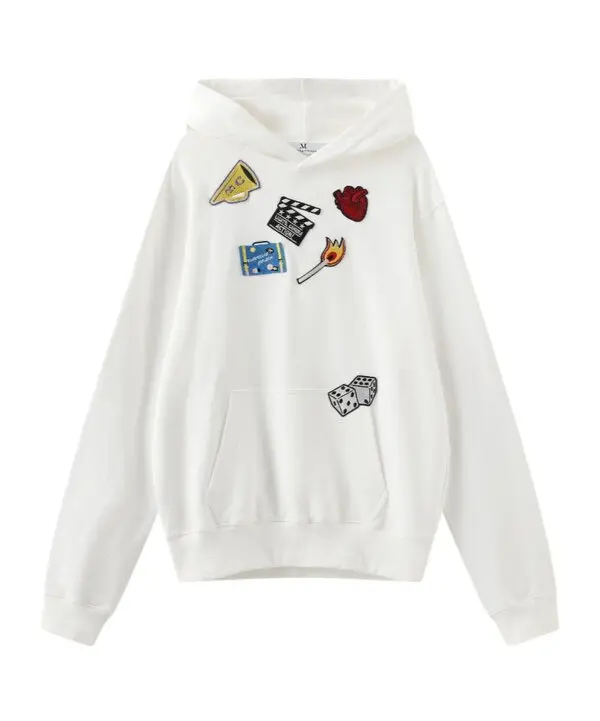 Marissa Chiara Long-sleeved Sweatshirt - White