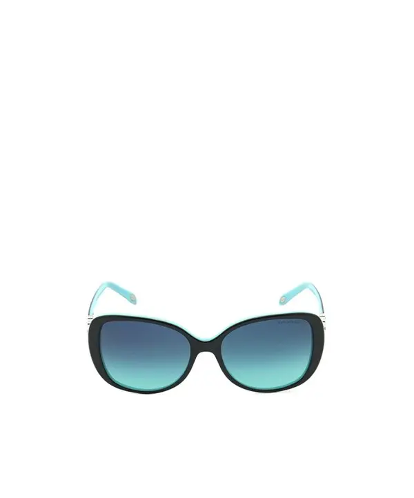TIFFANY  CO. Tiffany & Co. Contrast-color Thick Frame Sunglasses - Blue