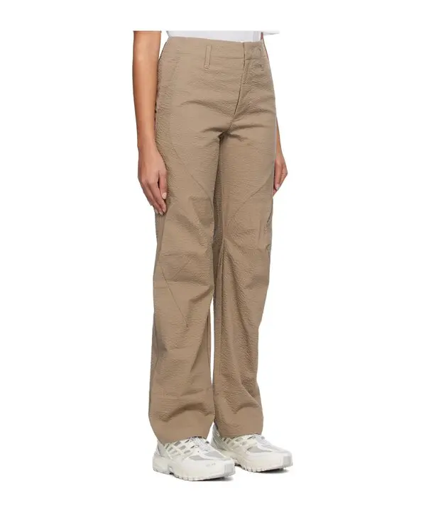 POST ARCHIVE FACTION (PAF) Textured Straight-leg Trousers