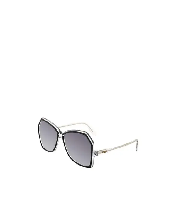 Cazal Geometric Frame Sunglasses