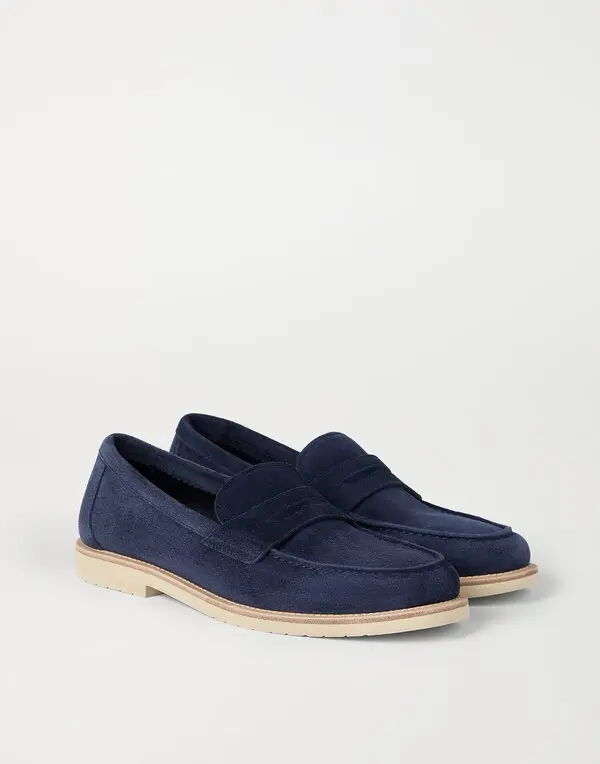 Brunello Cucinelli Slip-on Flat Loafers - Black
