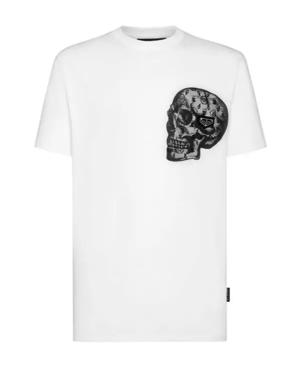 Philipp Plein Skull-print Cotton-blend T-shirt
