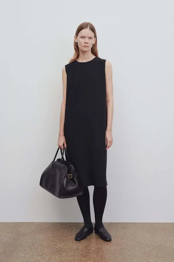 THE ROW Mirna Sleeveless Dress - Black