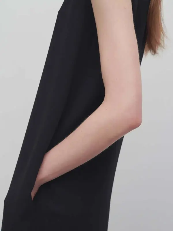 THE ROW Mirna Sleeveless Dress - Black