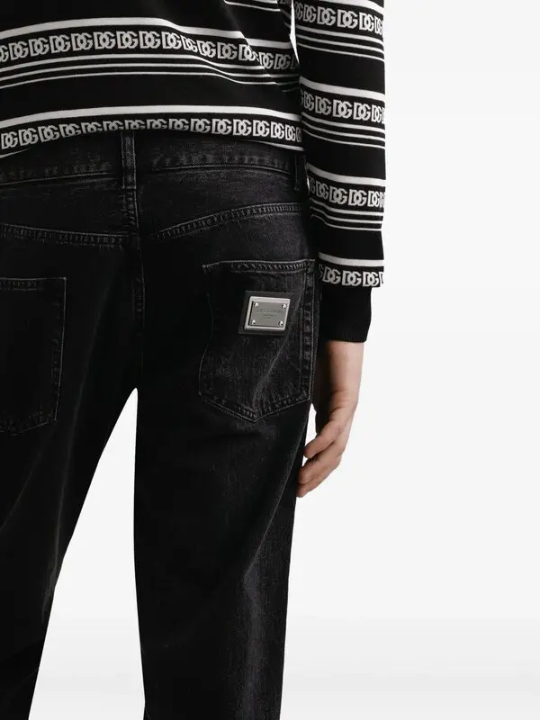 Dolce & Gabbana Logo Plaque Jeans