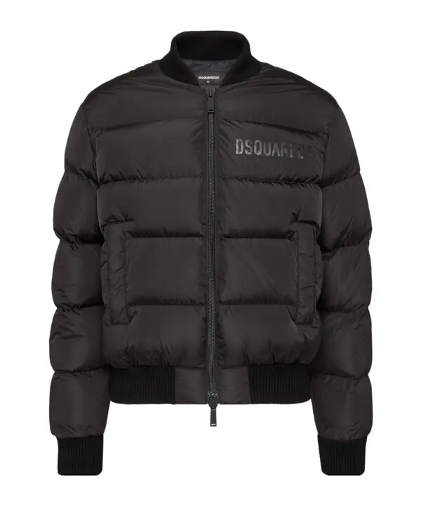 Dsquared2 Quilted Zipped Bomber Jacket