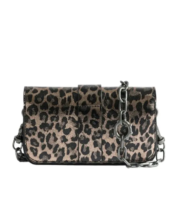 Zadig&Voltaire Voltaire Metallic Leopard Printed Kate Wallet