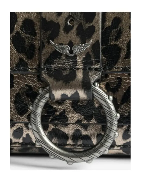 Zadig&Voltaire Voltaire Metallic Leopard Printed Kate Wallet