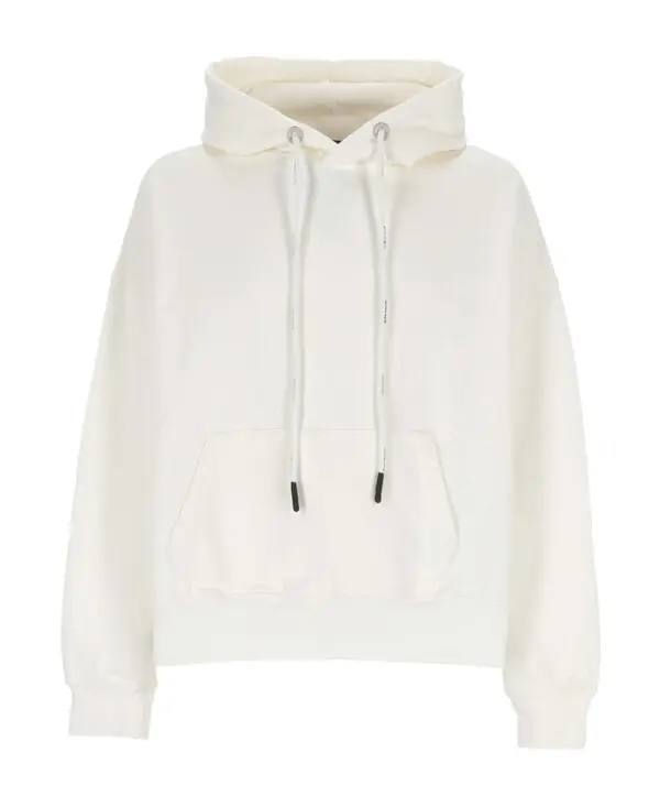 Palm Angels Logo Detailed Drawstring Hoodie