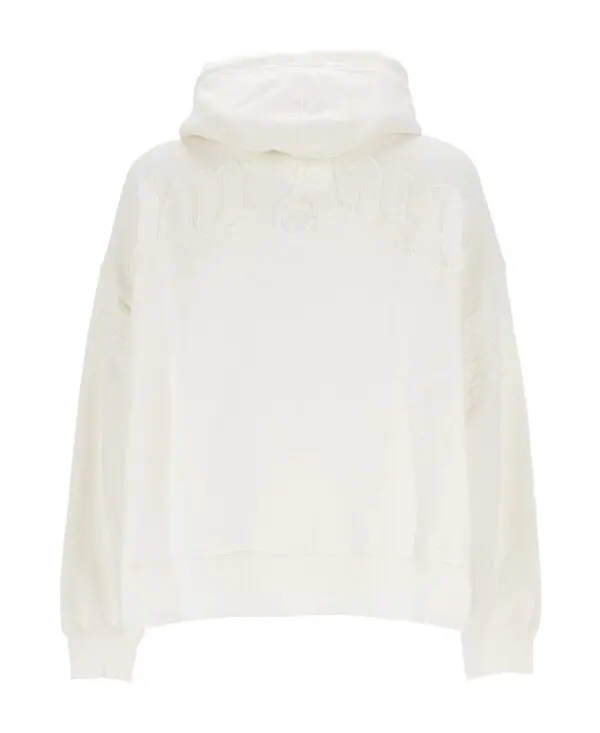 Palm Angels Logo Detailed Drawstring Hoodie