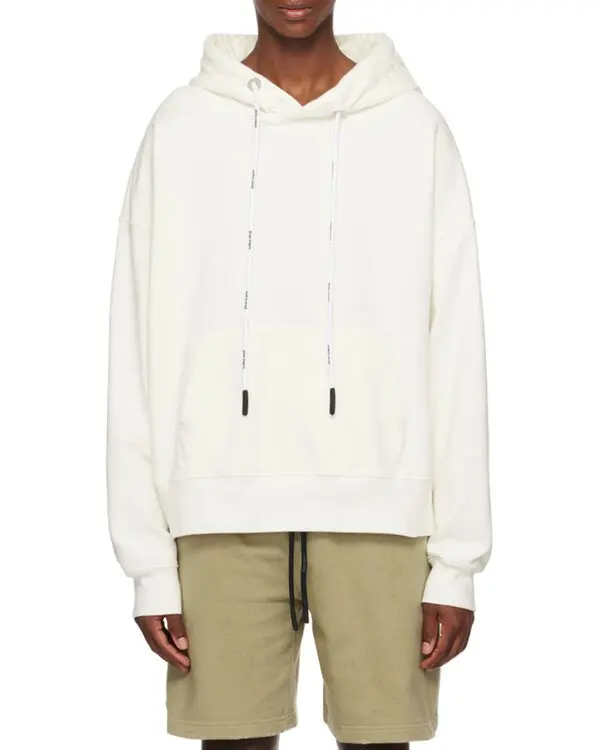 Palm Angels Logo Detailed Drawstring Hoodie