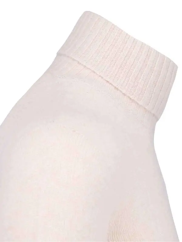 DRUMOHR Ribbed Turtleneck Knit Sweater - Pink