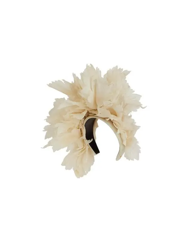 Gucci Petal Embellished Headband - Yellow