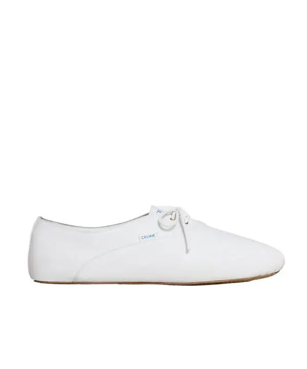 Celine Ballet Lace-up Shoe In Lambskin