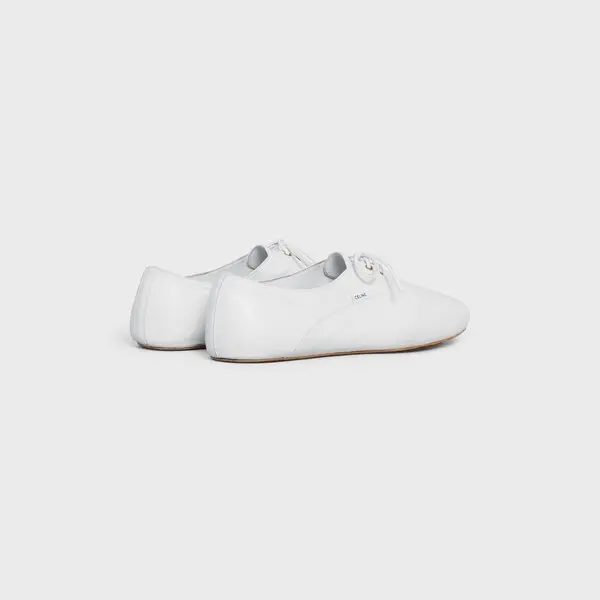 Celine Ballet Lace-up Shoe In Lambskin