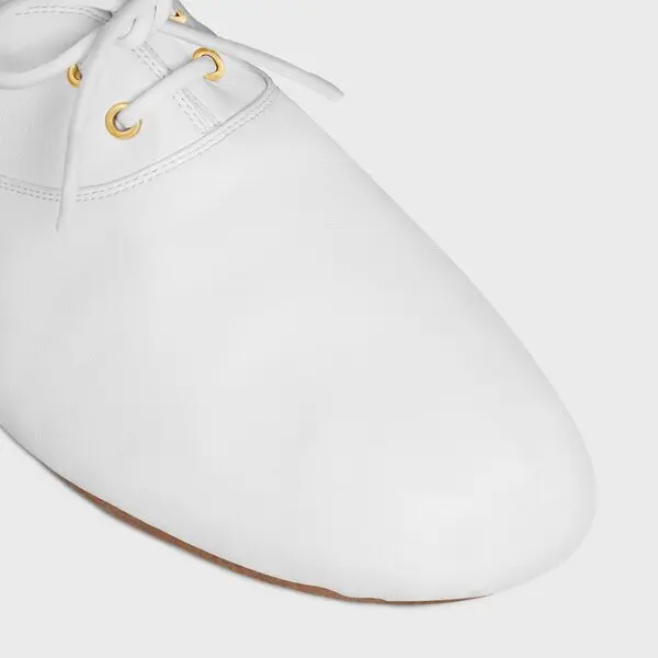 Celine Ballet Lace-up Shoe In Lambskin
