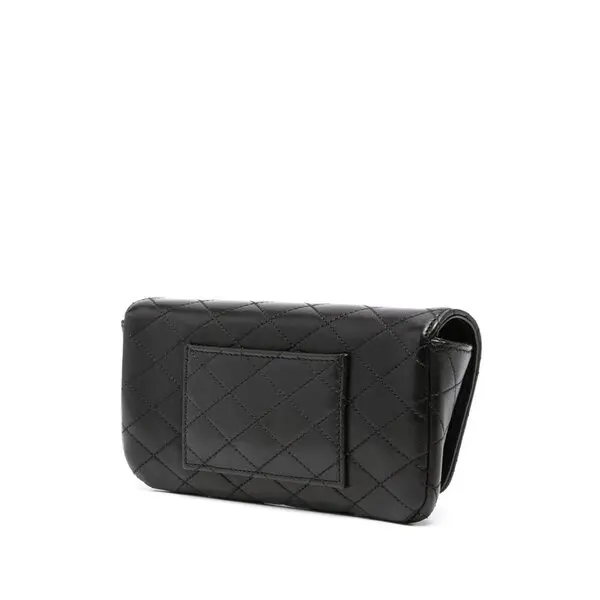 Saint Laurent Gaby Chain Phone Holder - Black
