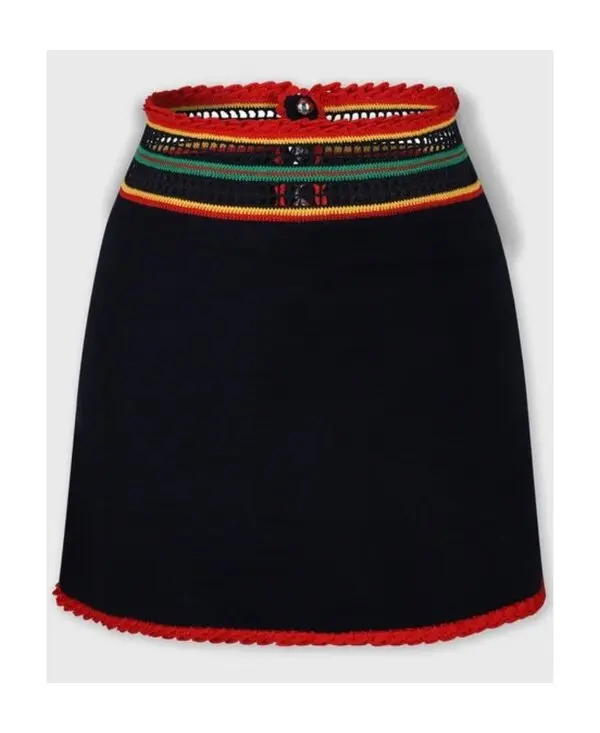 Rabanne Macramé Miniskirt